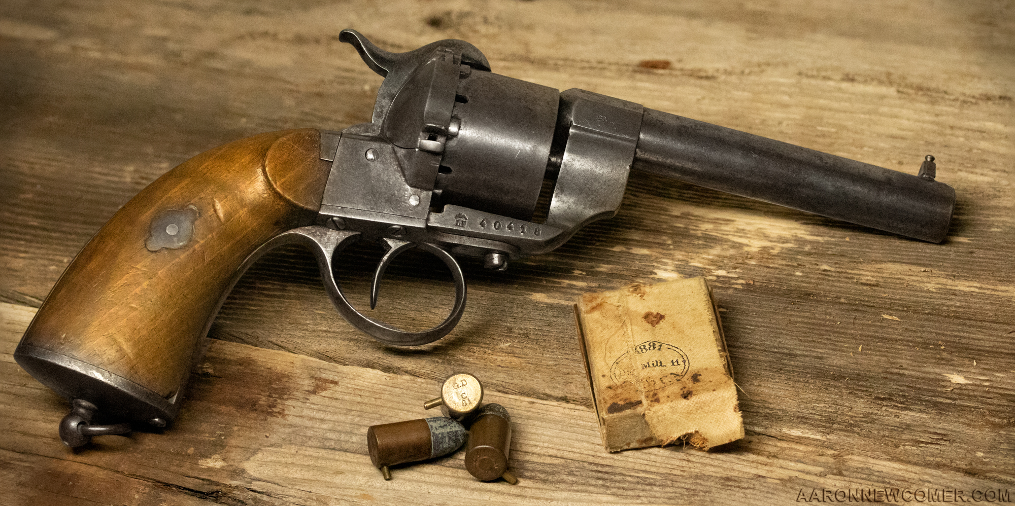 Italian Military Pinfire Cartridges and Revolvers