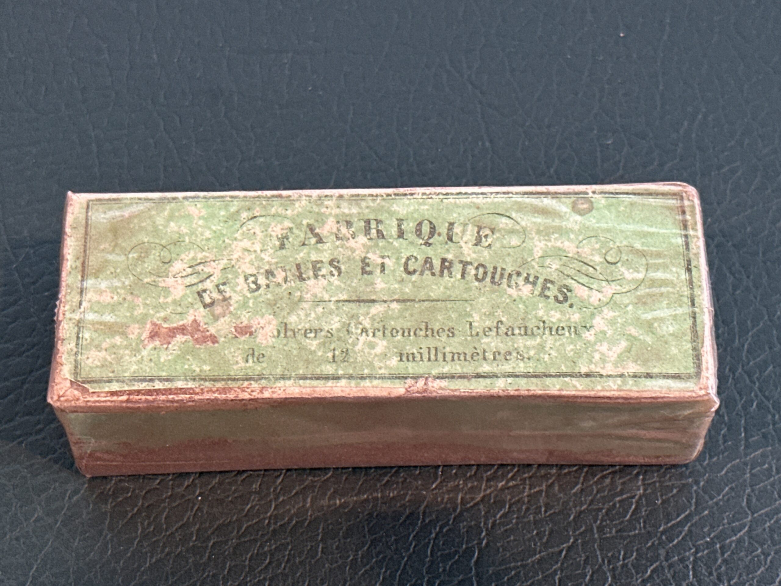 Full 12mm box by Charles Fusnot, 12mm Pinfire Cartridge Boxes ...